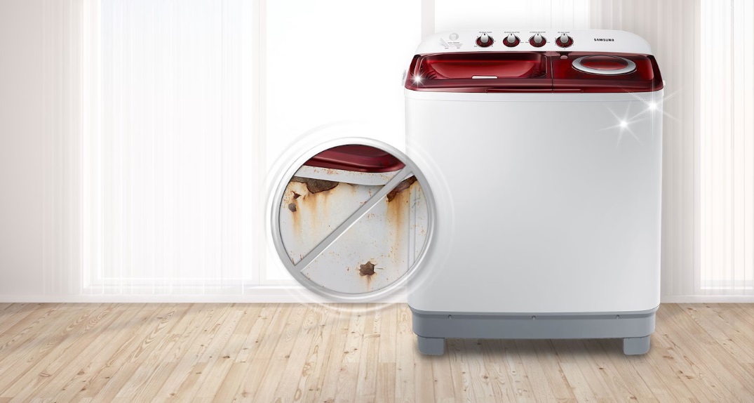 Samsung Twin Tub Semi Automatic Washing Machine | Rust Proof ...
