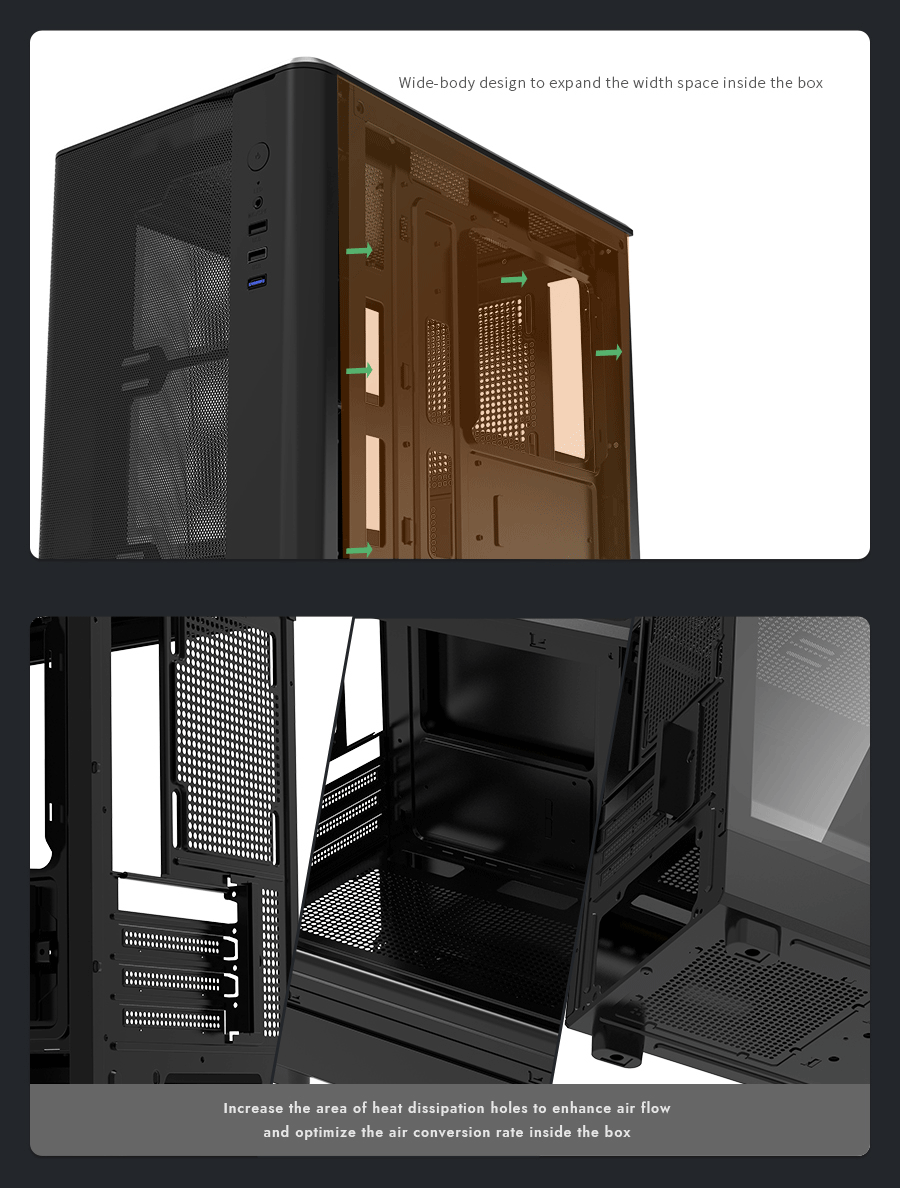 DarkFlash DB330M Mesh M-ATX PC Case | Shopee Philippines