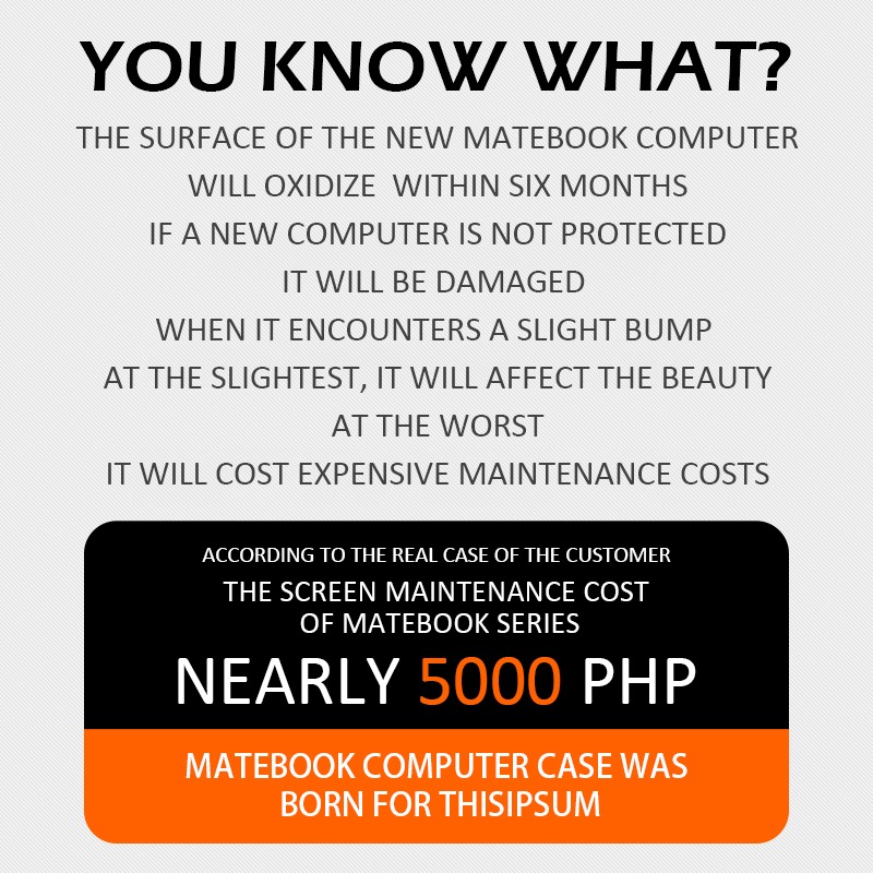 Huawei D14 Matebook Laptop Case Anti-scratch and Drop-proof Ultra-thin ...