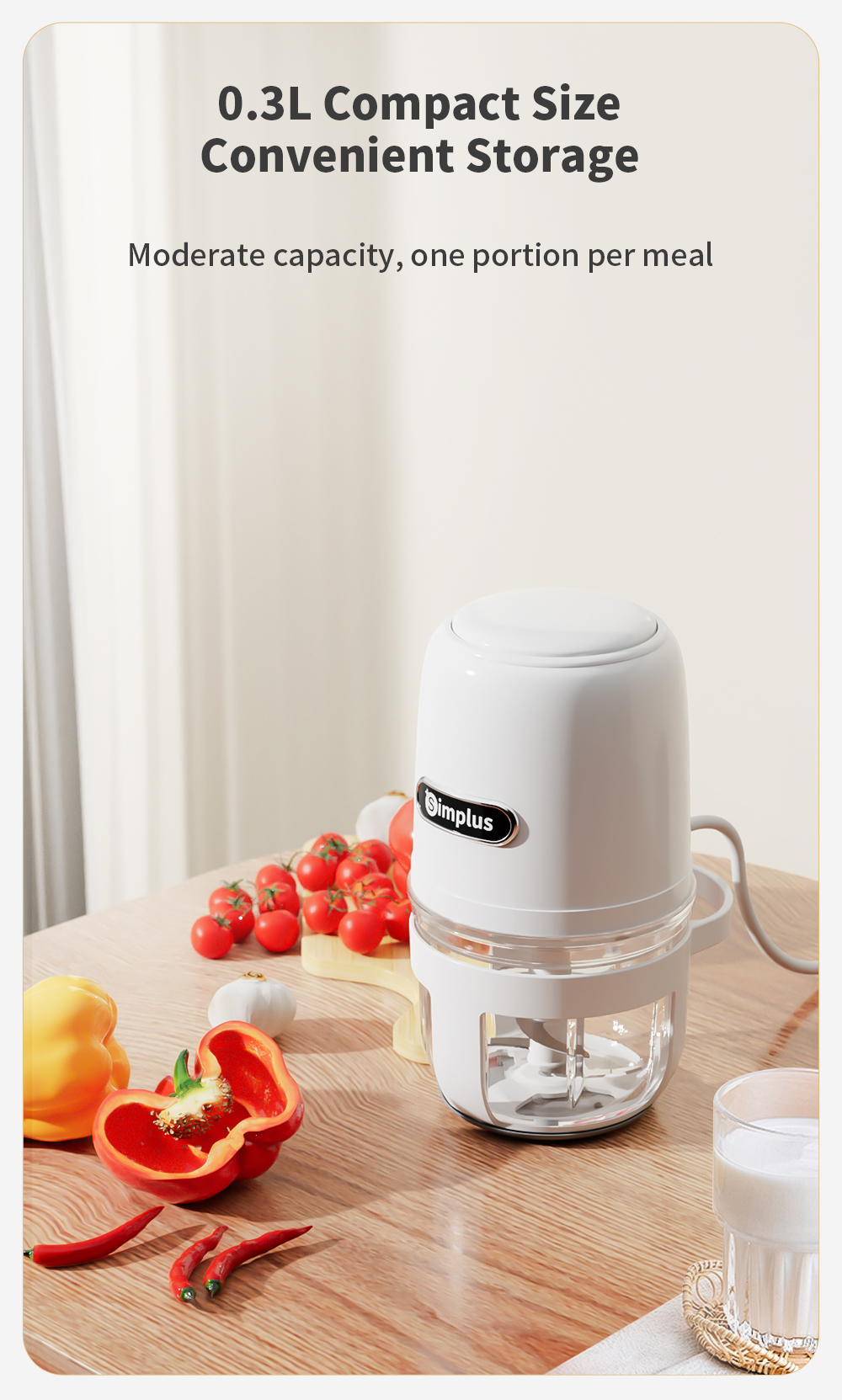 Simplus Multi-functional Electric Meat Grinder Baby Food Machine Food ...