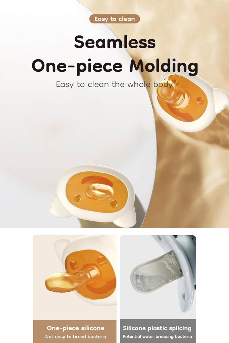 Dr.isla PF09 Baby Silicone Pacifier Set with Storage Box Anti Drop ...