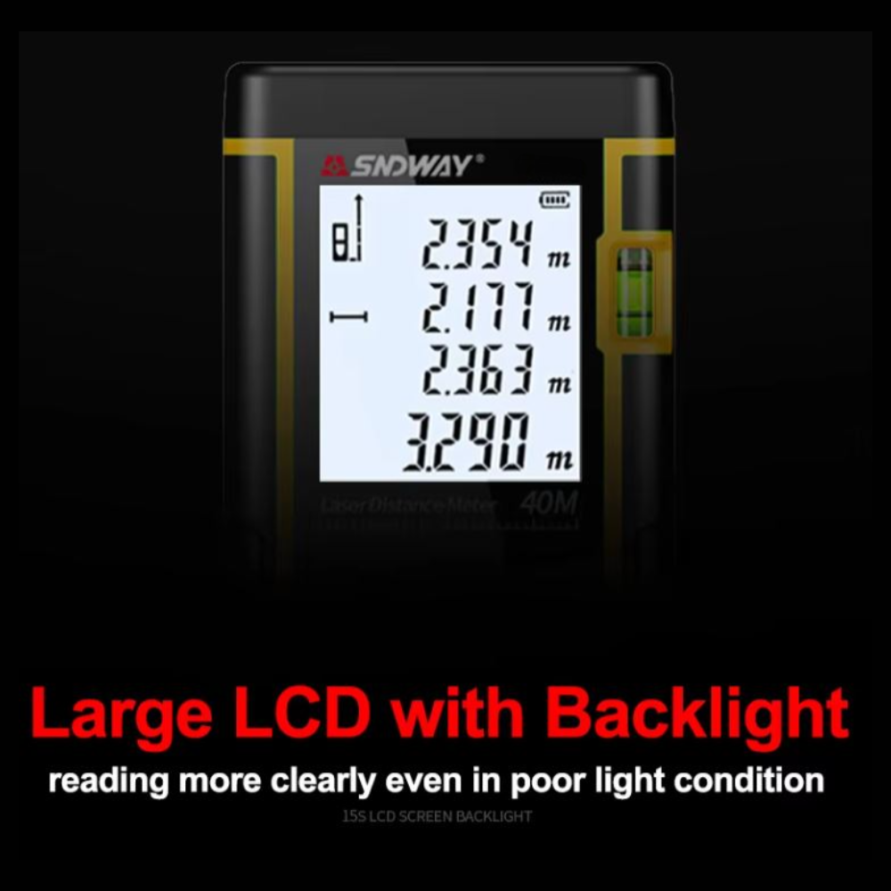 Sndway SW-T40 / SW-T100 Series Digital Laser Distance Meter | JG Superstore | Shopee Philippines