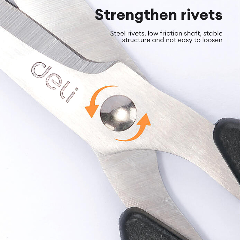 Deli Stainless Steel Scissors 6 inches (154mm) School Office Supplies ...