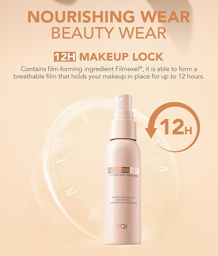 [Bundle of 3] Y.O.U NoutriWear Makeup Stay Lock Mist | Setting Spray ...