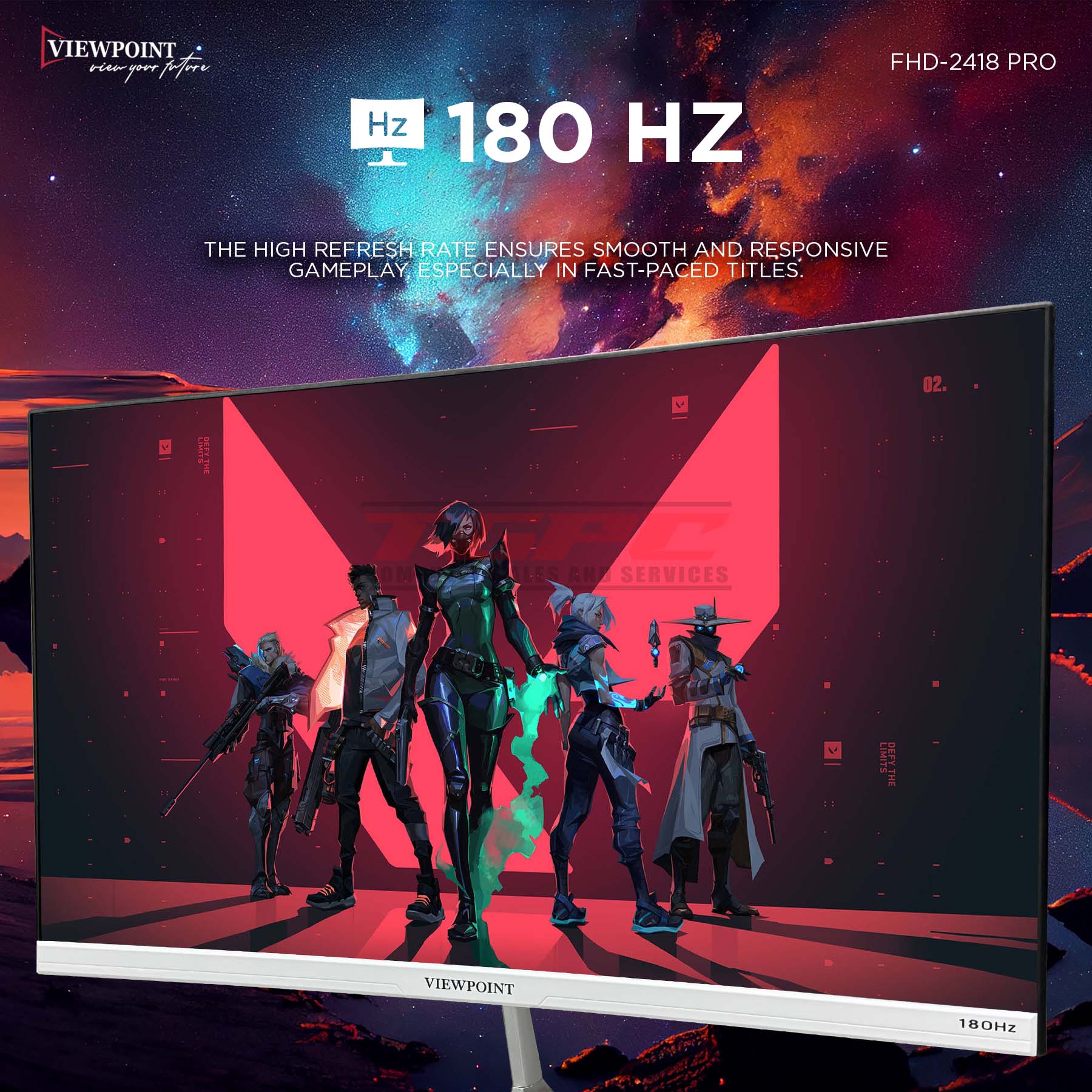 Viewpoint 24inch 165hz IPS FHD-2418F Flat | 24inch 165hz 2418S VA Semi ...