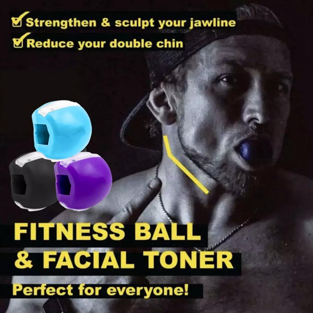 Maxxgym Jaw Line Exerciser Ball Jaw Line Trainer Face Facial Muscle ...