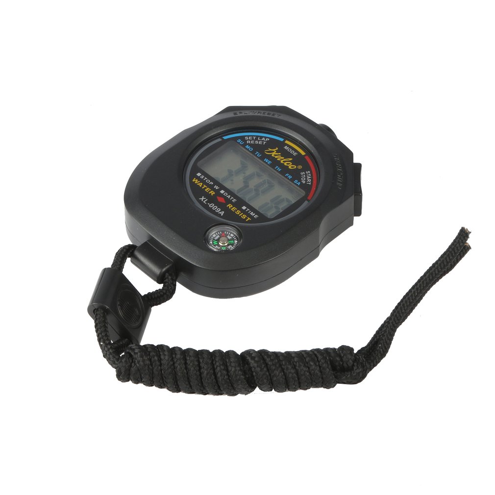 Digital Stopwatch Handheld LCD Stopwatch Sports Timer Equipment Sports ...