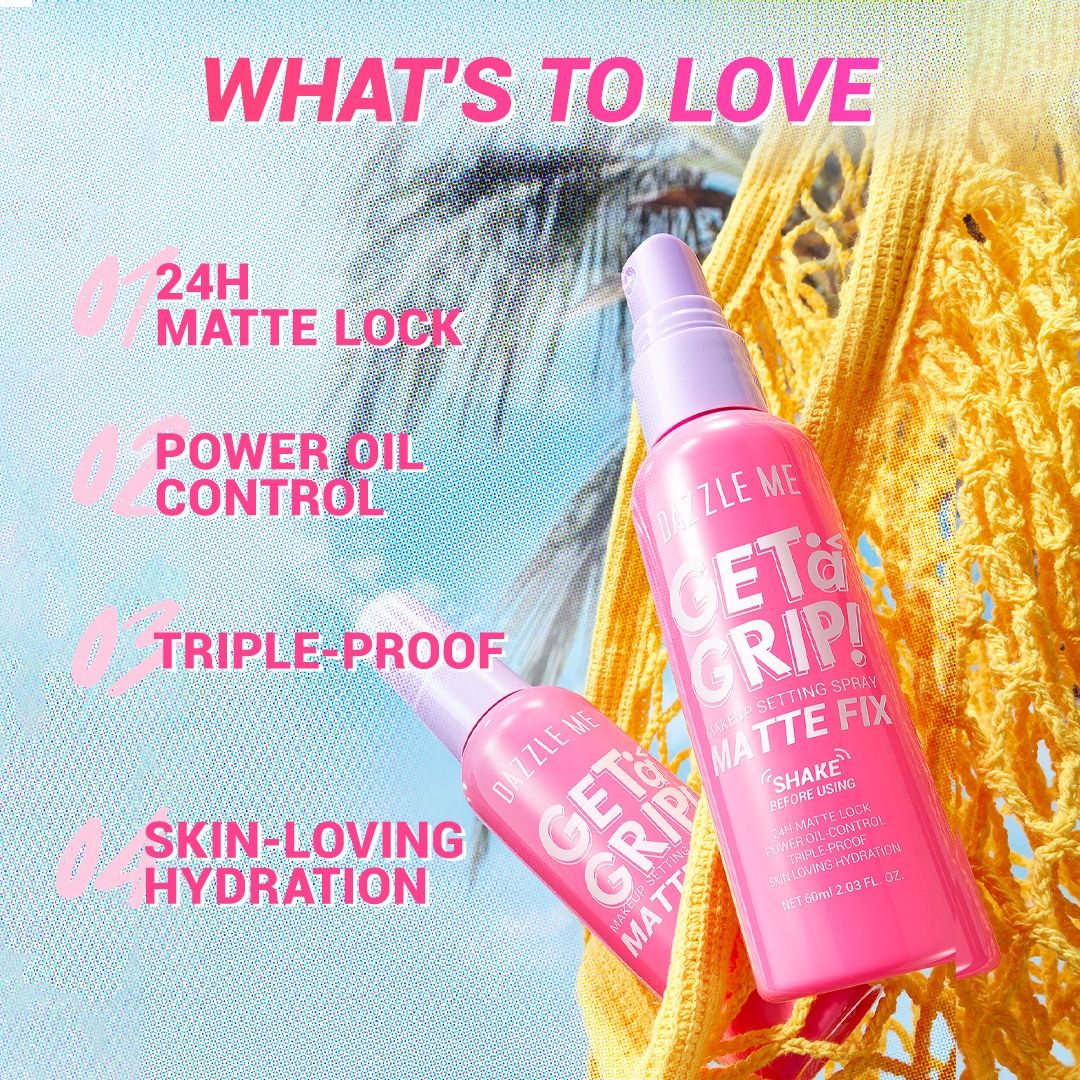 MOST LOVED! | DAZZLE ME Get a Grip! Makeup Setting Spray Dewy Fix 60ml ...