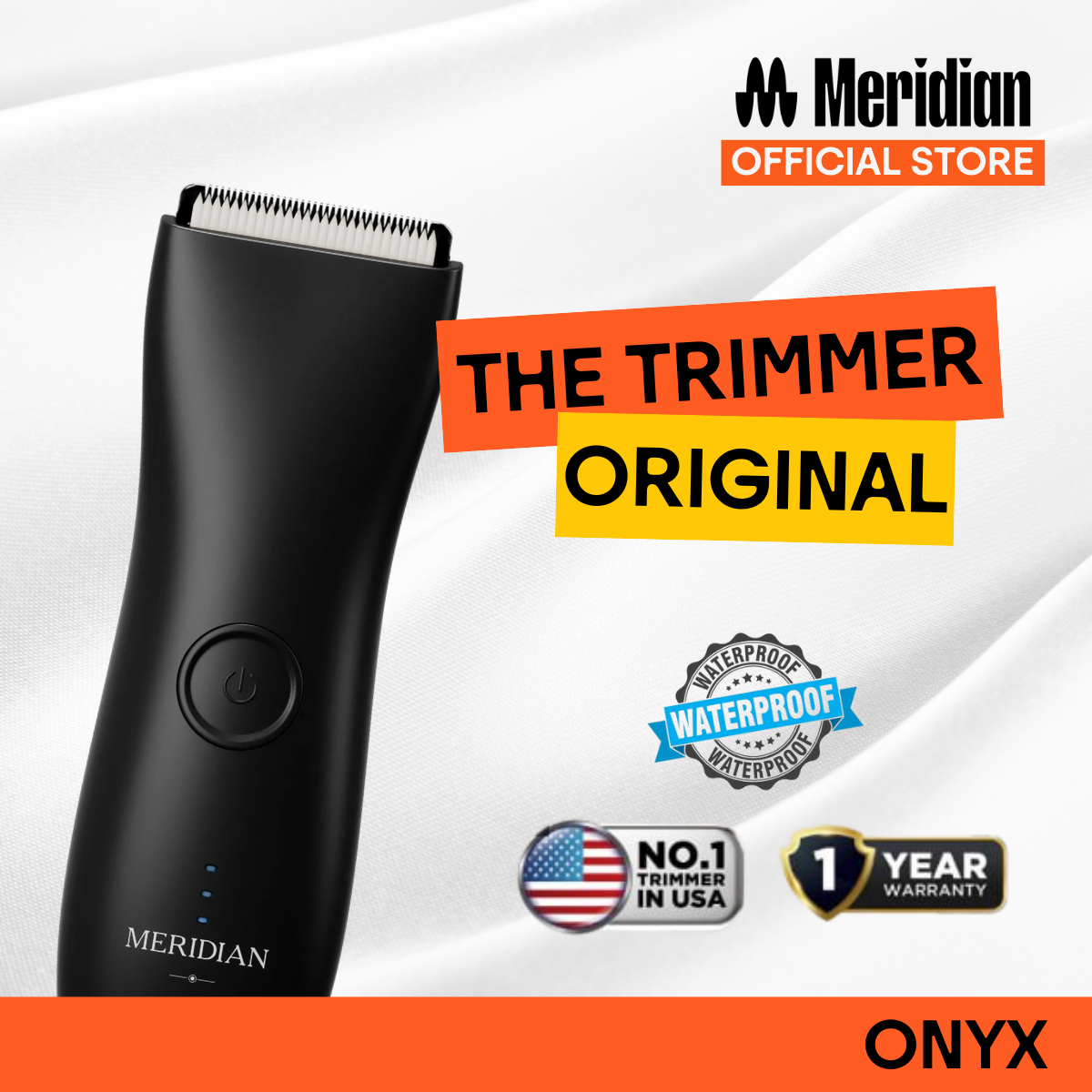 Meridian The Trimmer Original Waterproof Electric Razor Body & Hair ...