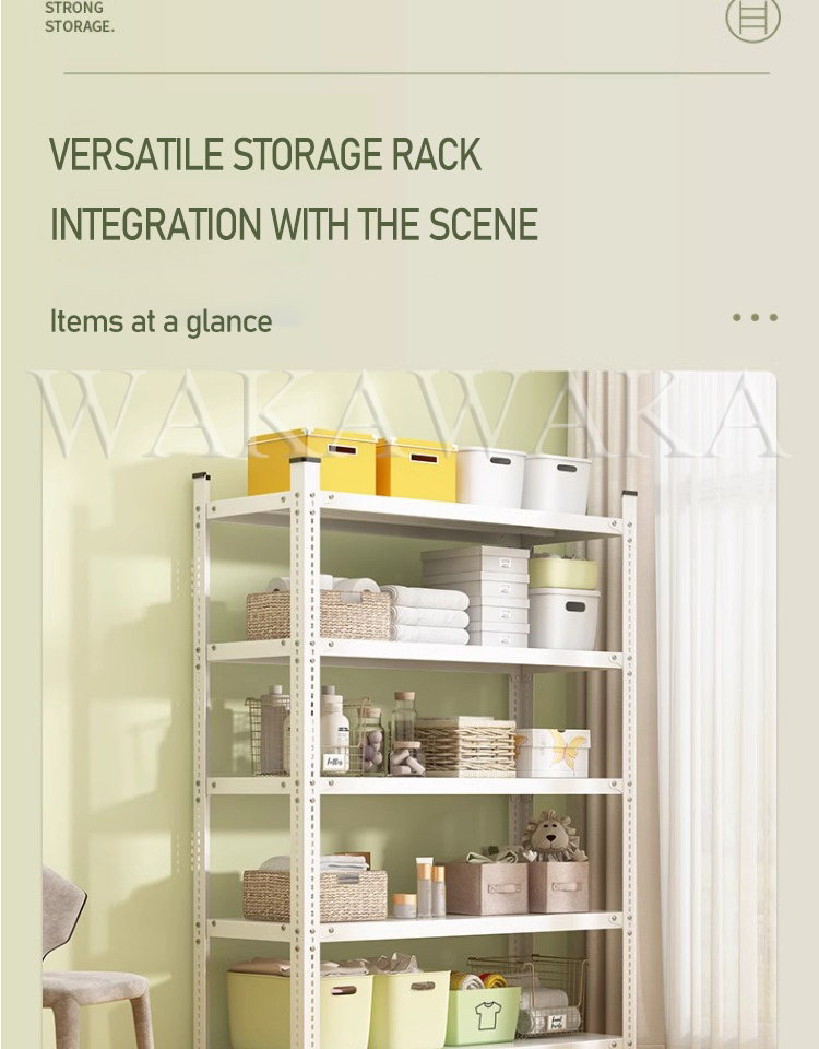 ALL Metal Rack Organizer Layer Steel Rack Shelves Heavy duty 4/5/6 ...