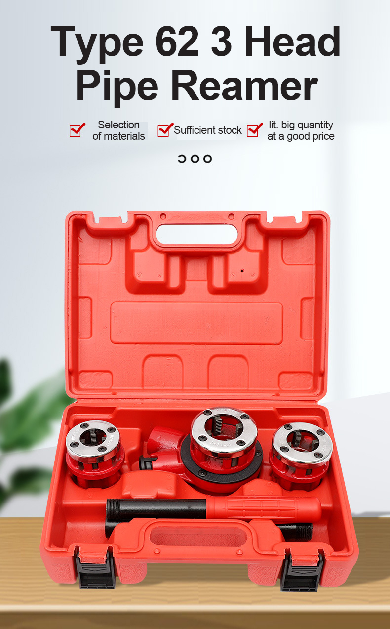 Ratchet Pipe Threader Kit,Ratcheting Pipe Threading Tool Set Dies and ...