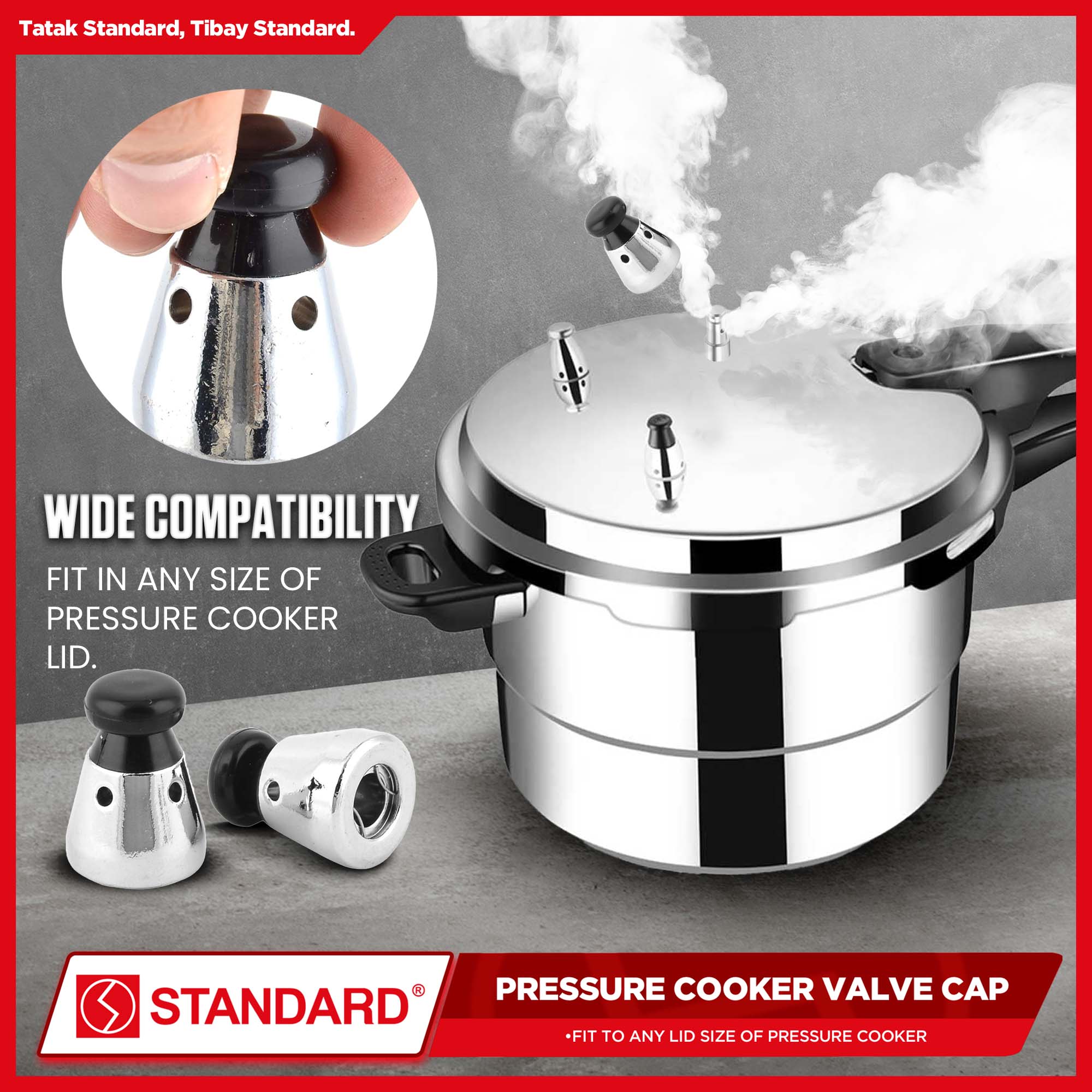 Pressure Cooker Safety Valve / Pressure cooker cap | Shopee Philippines