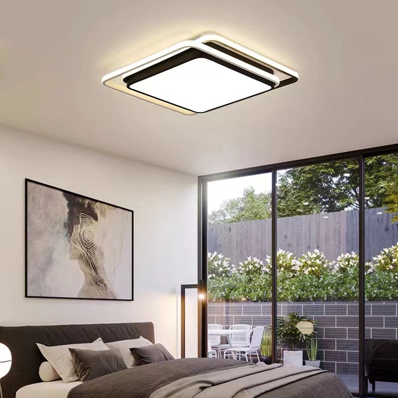 3 Color LED Ceiling Light Ceiling Lamp Chandelier for Bedroom Living ...
