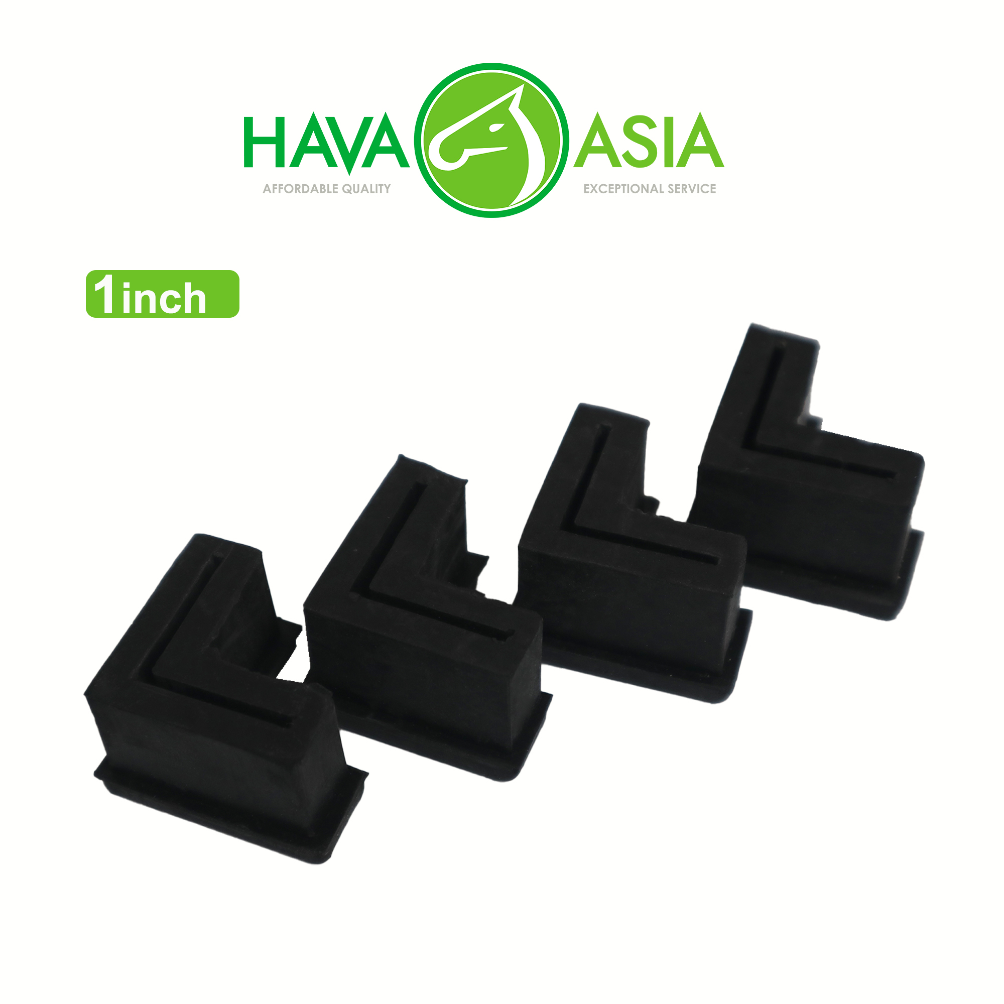 HavaAsia Angular Rubber Footings 4 Pcs. (Code: Rubber Footing) | Shopee ...