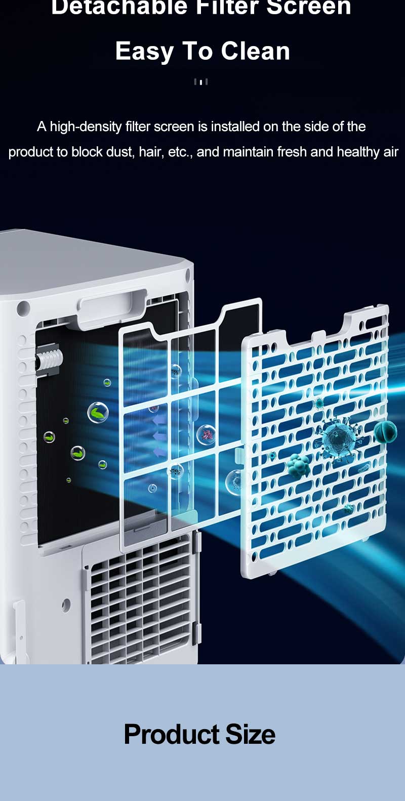 KANAZAWA 1.0HP Air Conditioner Household With LED Touch Screen Aircon ...