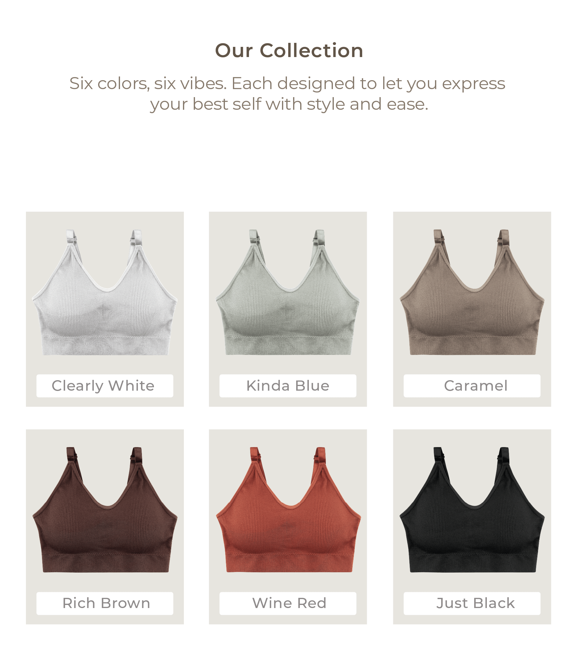 SupraSports Fettle Bra Set - Ribbed Seamless Sports Bras | Complete Comfort Series | Shopee ...