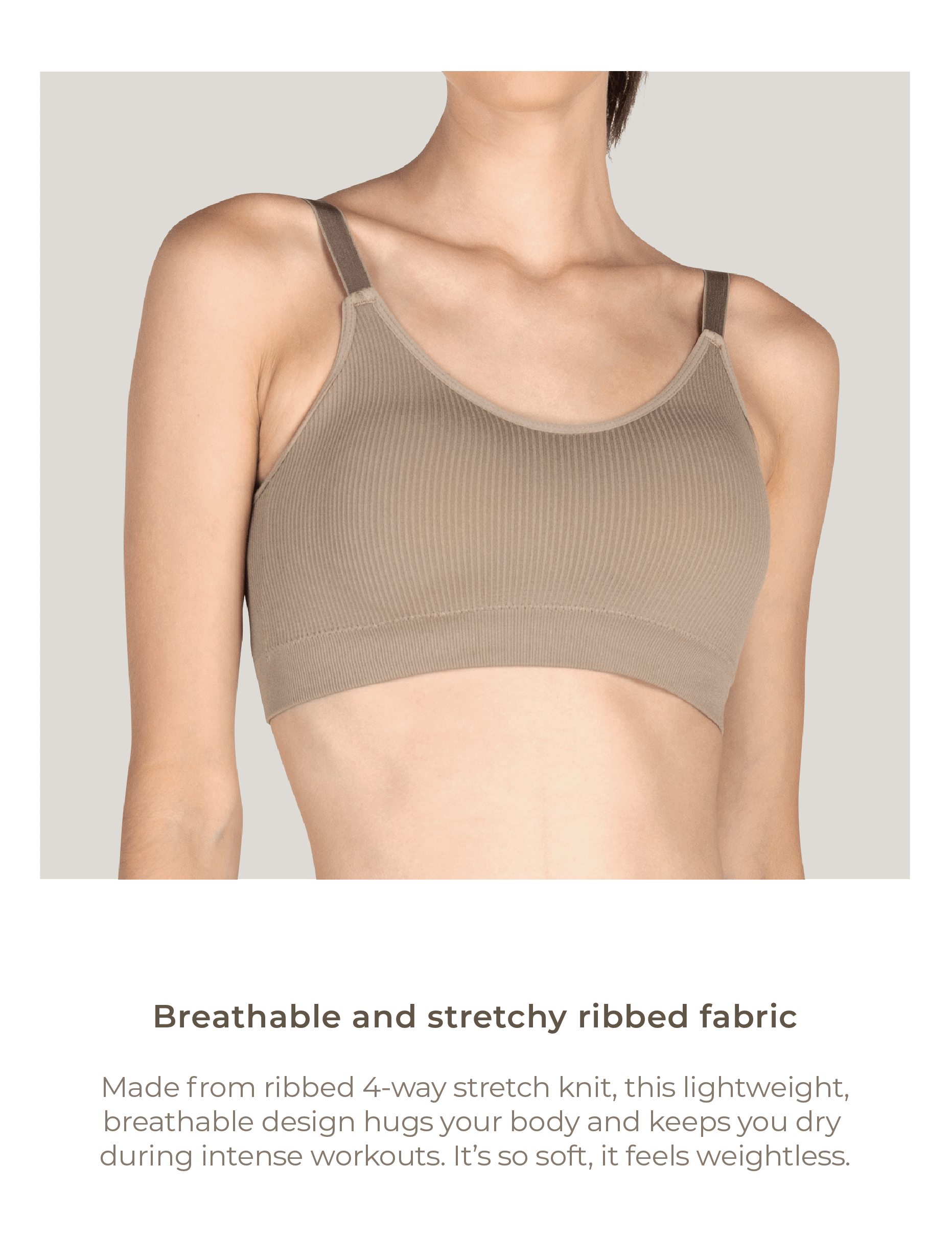 SupraSports Fettle Bra Set - Ribbed Seamless Sports Bras | Complete Comfort Series | Shopee ...