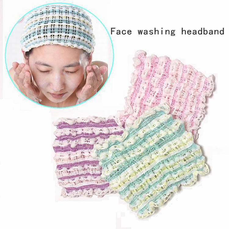 Women Soft Thick Cloth Hair Band Wash Makeup Headband Elastic Hair Band ...