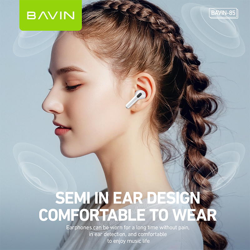 【Christmas Gift】BAVIN BA85 Mini TWS Hi-Fi Bluetooth Wireless Earphones ...