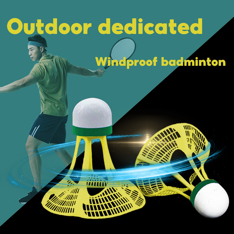 Olyhealth 3Pcs/6Pcs/12Pcs Feather Shuttlecock Plastic Badminton Durable ...