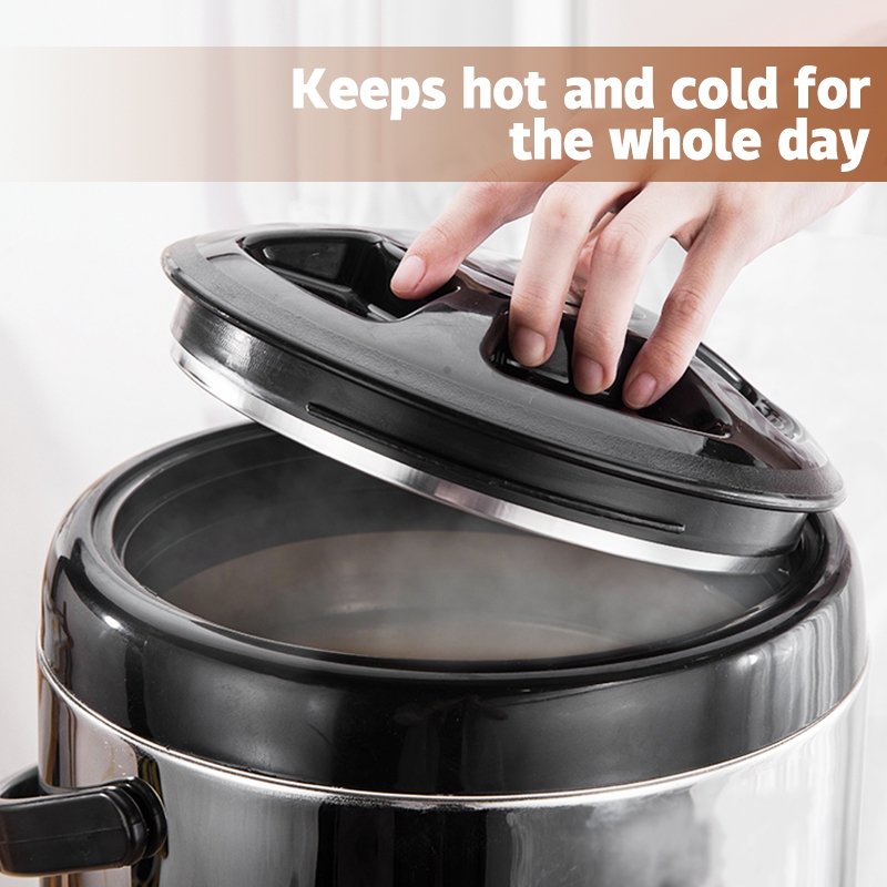 【Ready Stock】Milk Tea Bucket Milk Tea Barrel Water Jug Stainless ...