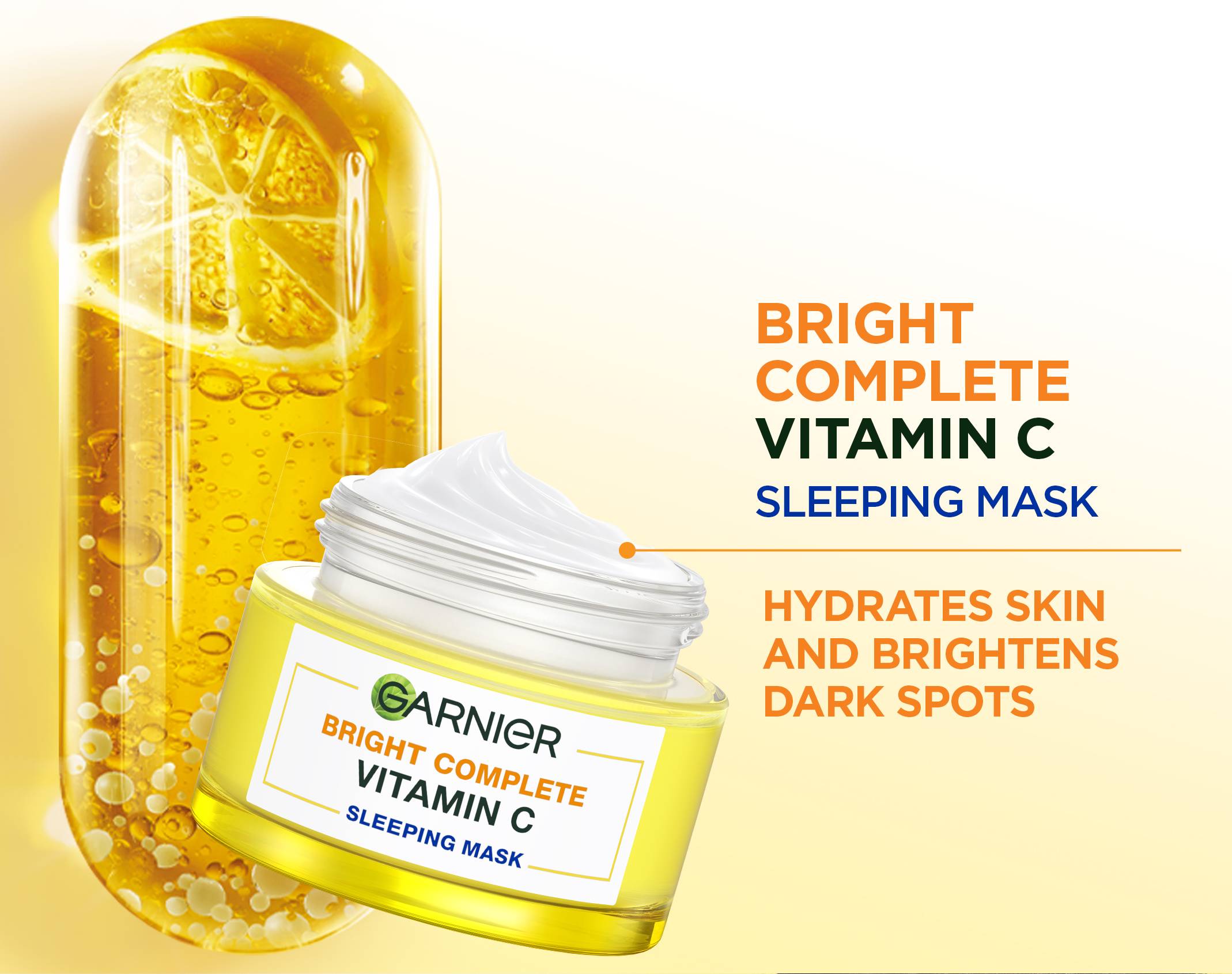 Garnier Bright Complete Night Cream Face Moisturizer 50ML Twin Pack ...