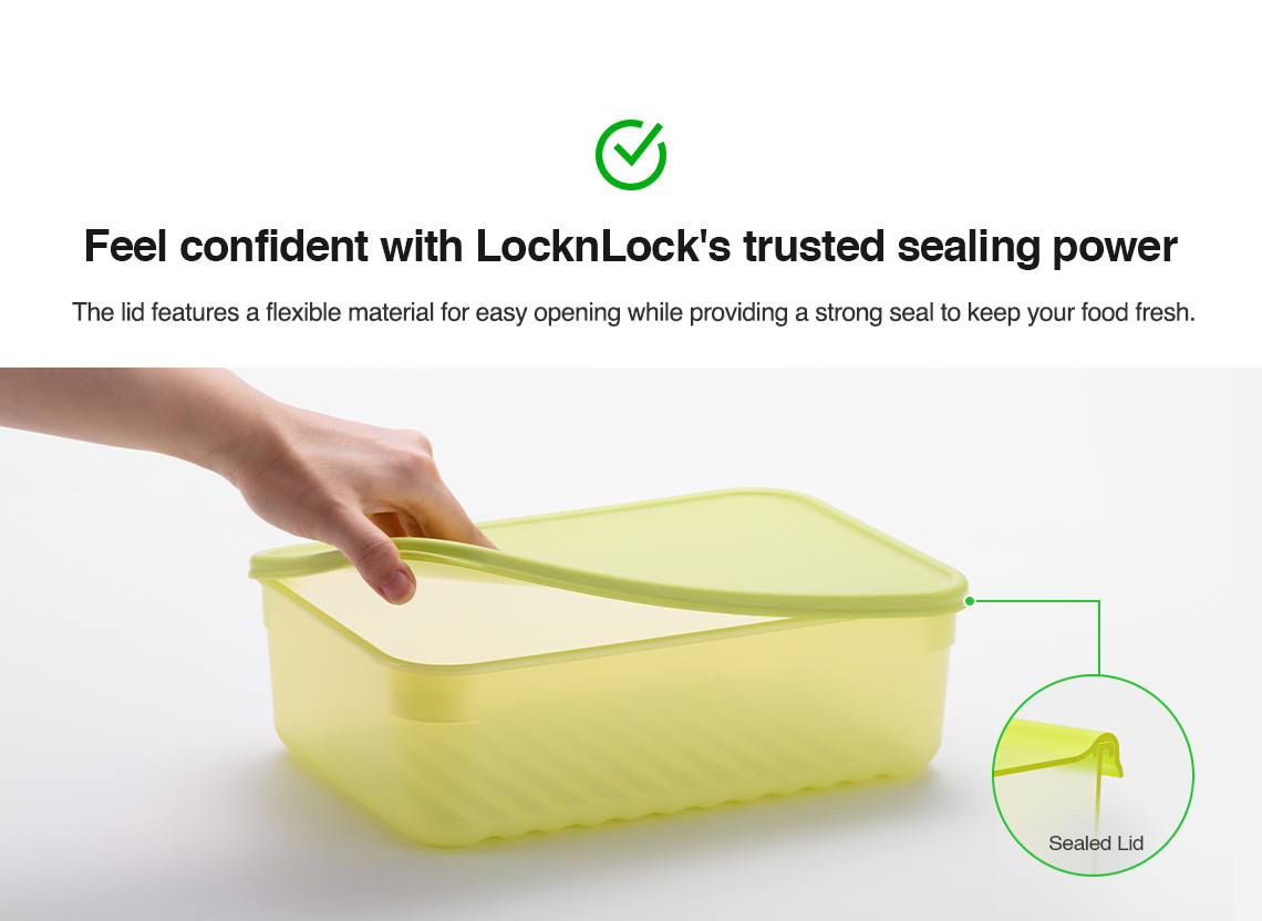 LocknLock Fresh Block 3.2L w/ Colander | Food Keeper for Fruits ...