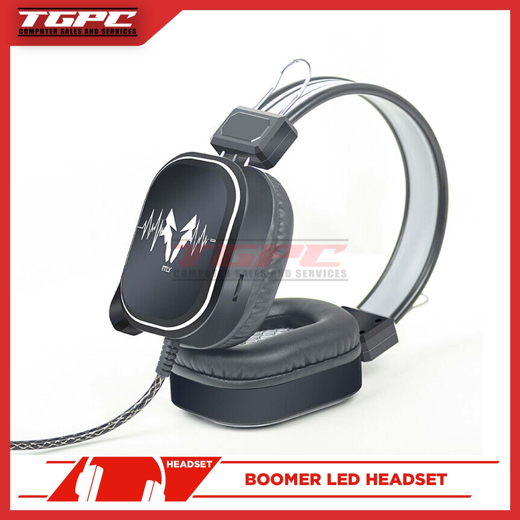 Boomer Led Gaming Headset Head set / Headphone | Shopee Philippines