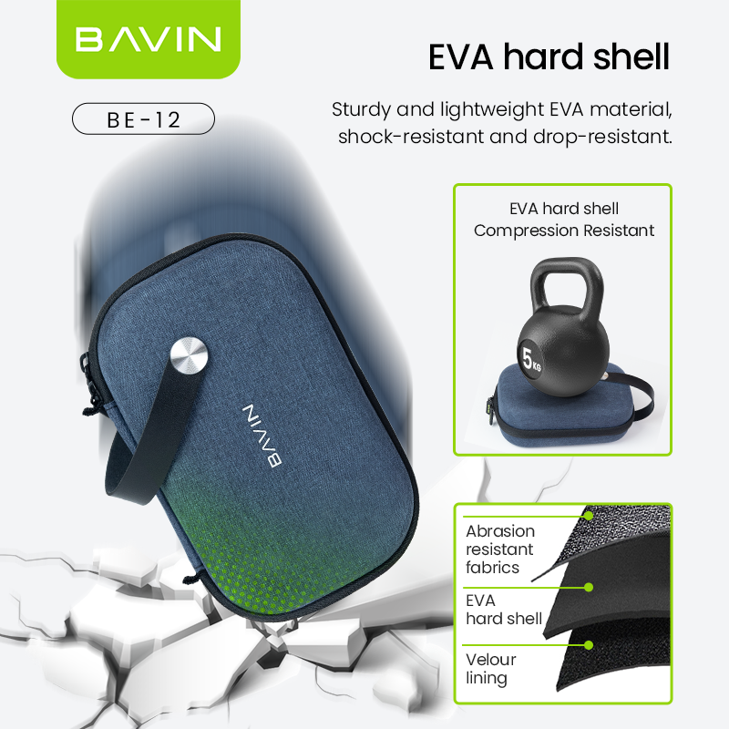 BAVIN BE12 Multi-Functional Storage Sleeve Bag Travel Organizer EVA ...