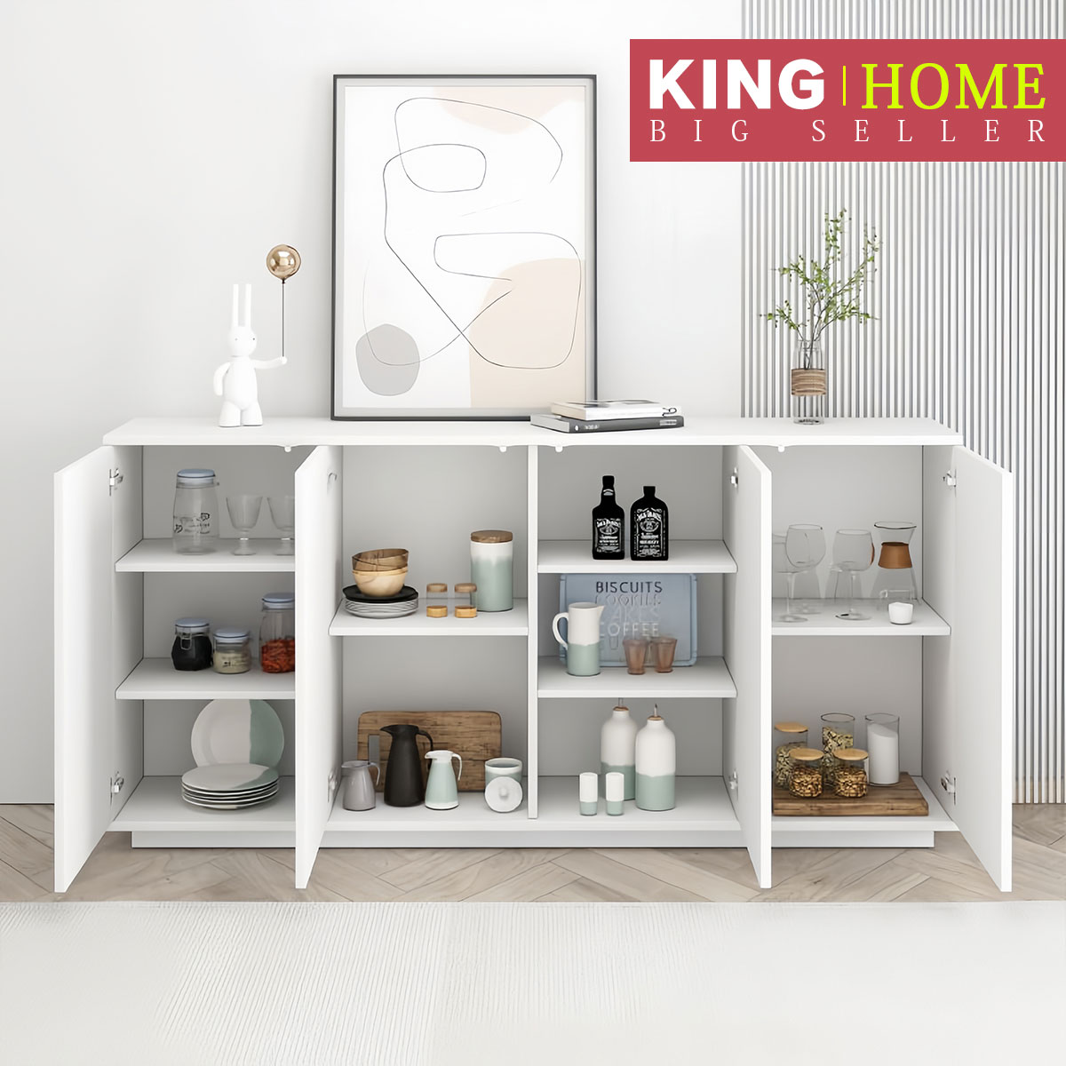 Multi purpose wooden partition storage cabinet, large capacity cabinet ...