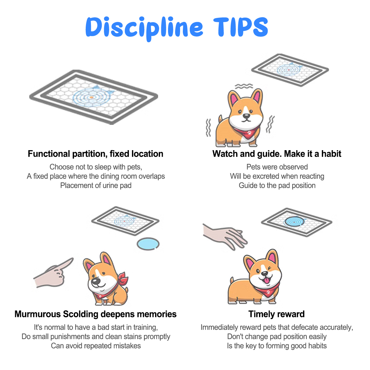 Puppy Training Dog Pee Pad Bullseye Pee Pad Puppy Bullseye Training Pad ...