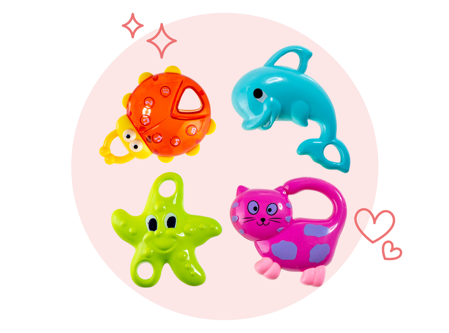 Child Care Rattle Gift Set of 4, 5 and 6 (BPA Free) | Shopee Philippines