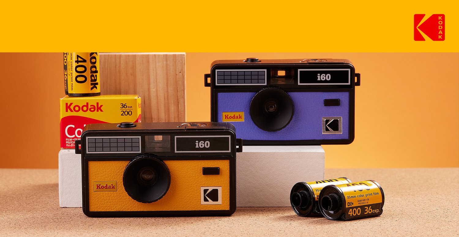 KODAK i60 Reusable Instant Film Camera 35mm Manual Fixed Focus Wide ...