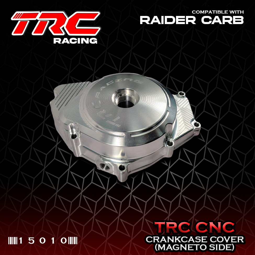 TRC RACING CRANK CASE COVER (MAGNETO SIDE) FOR RAIDER CARB 15010 ...