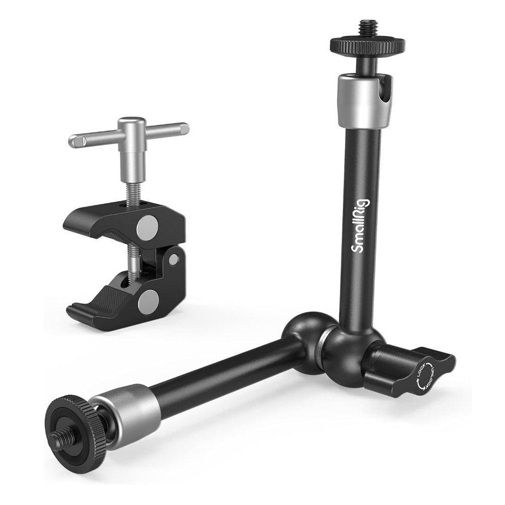 SmallRig 9.8-Inch Aluminum Magic Arm & Super Clamp Kit w/ Ball Head for ...