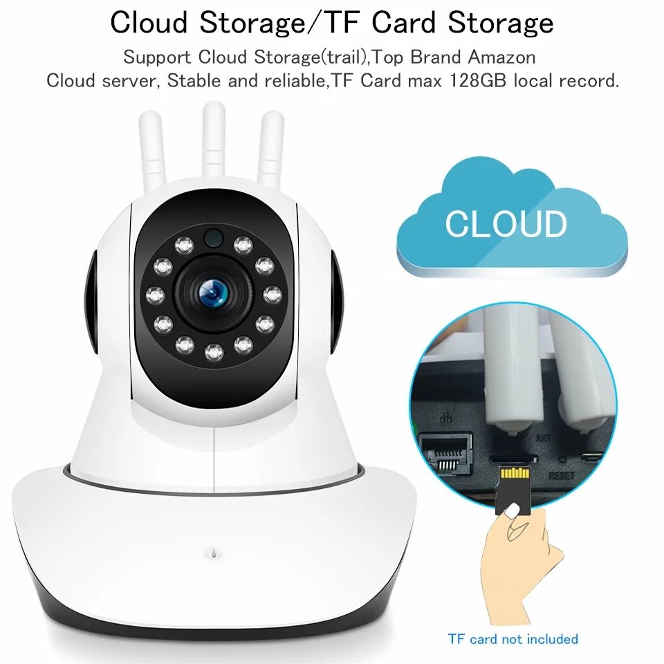 Yoosee 1080P CCTV Camera HD Indoor Home Smart CCTV Wifi Connect to ...