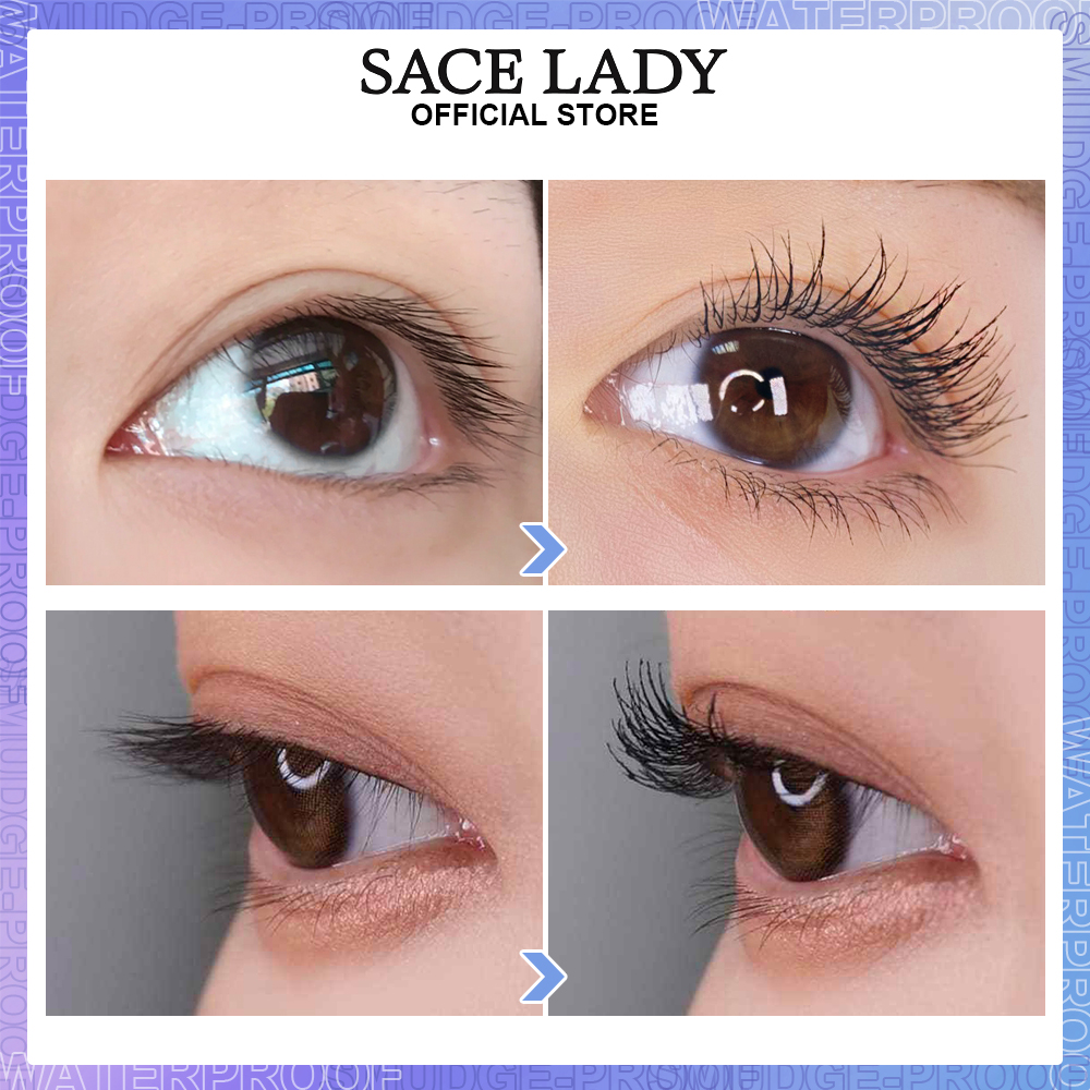 SACE LADY Mascara Kit Waterproof Long-lasting Volumizing Curling ... SACE LADY Mascara Kit Waterproof Long-lasting Volumizing Curling ...
