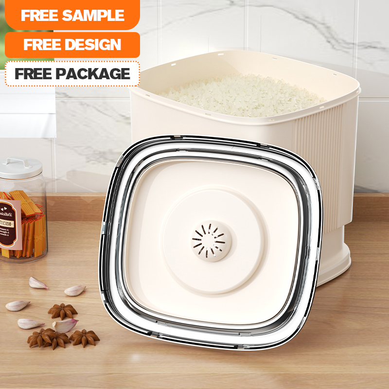 Rice Press Rotating Tilt Automatic Dispenser Rice Container Rice ...