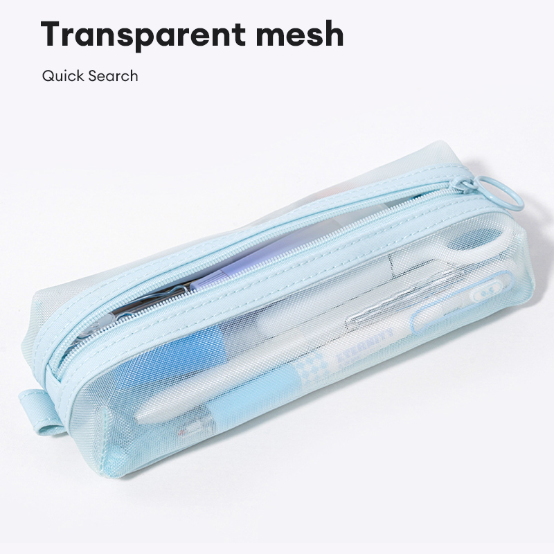 Deli BC365 Multifunctional Pencil Case Transparent PVC Multilayer ...