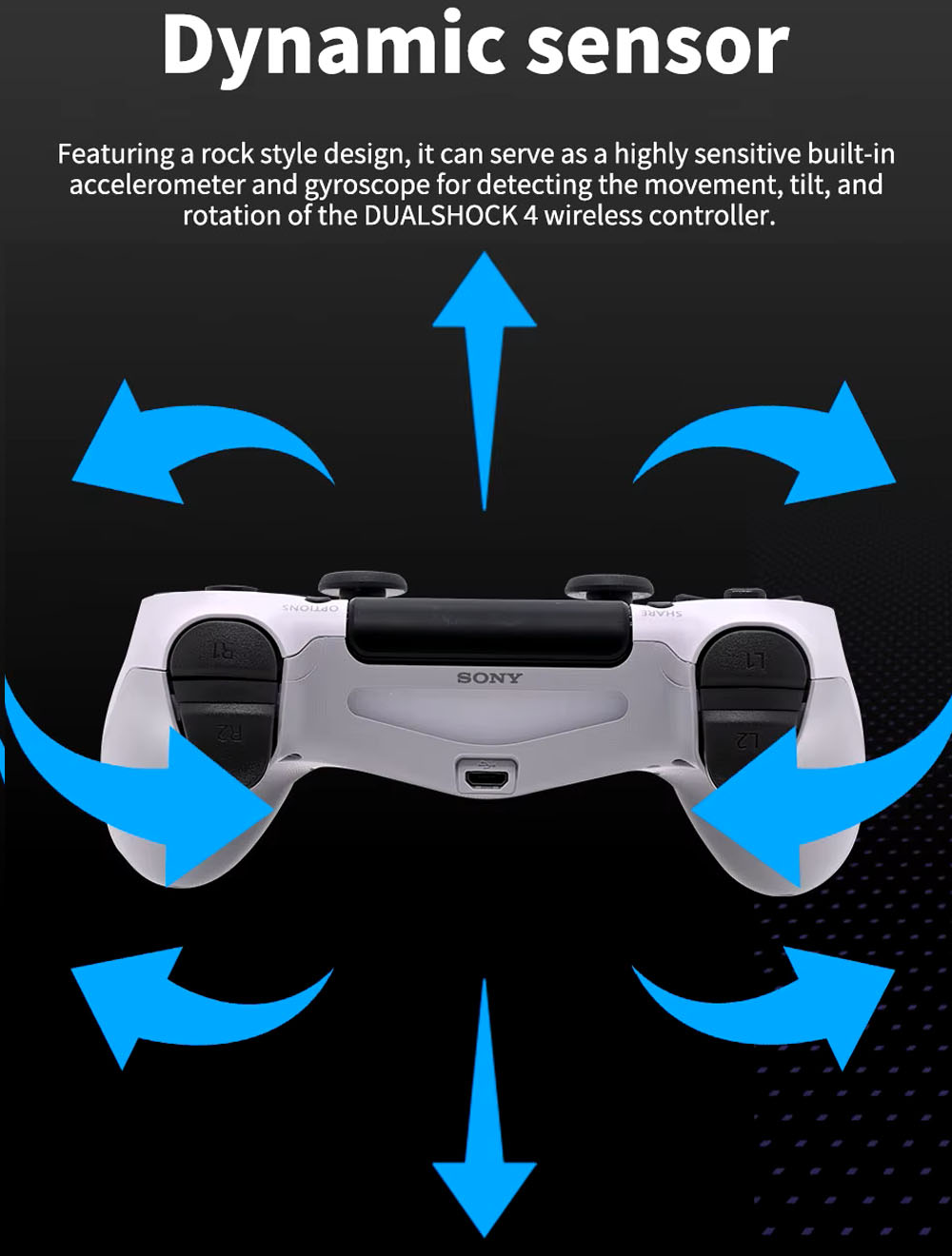 Wireless Controller PS4/Slim/Pro Bluetooth Wireless Gamepad PlayStation ...