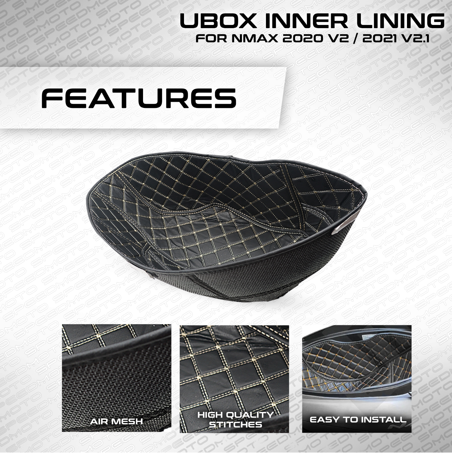 NMAX 2020 NAMX 2021 UBOX INNER LINING LEATHER WATER PROOF COMPARTMENT ...