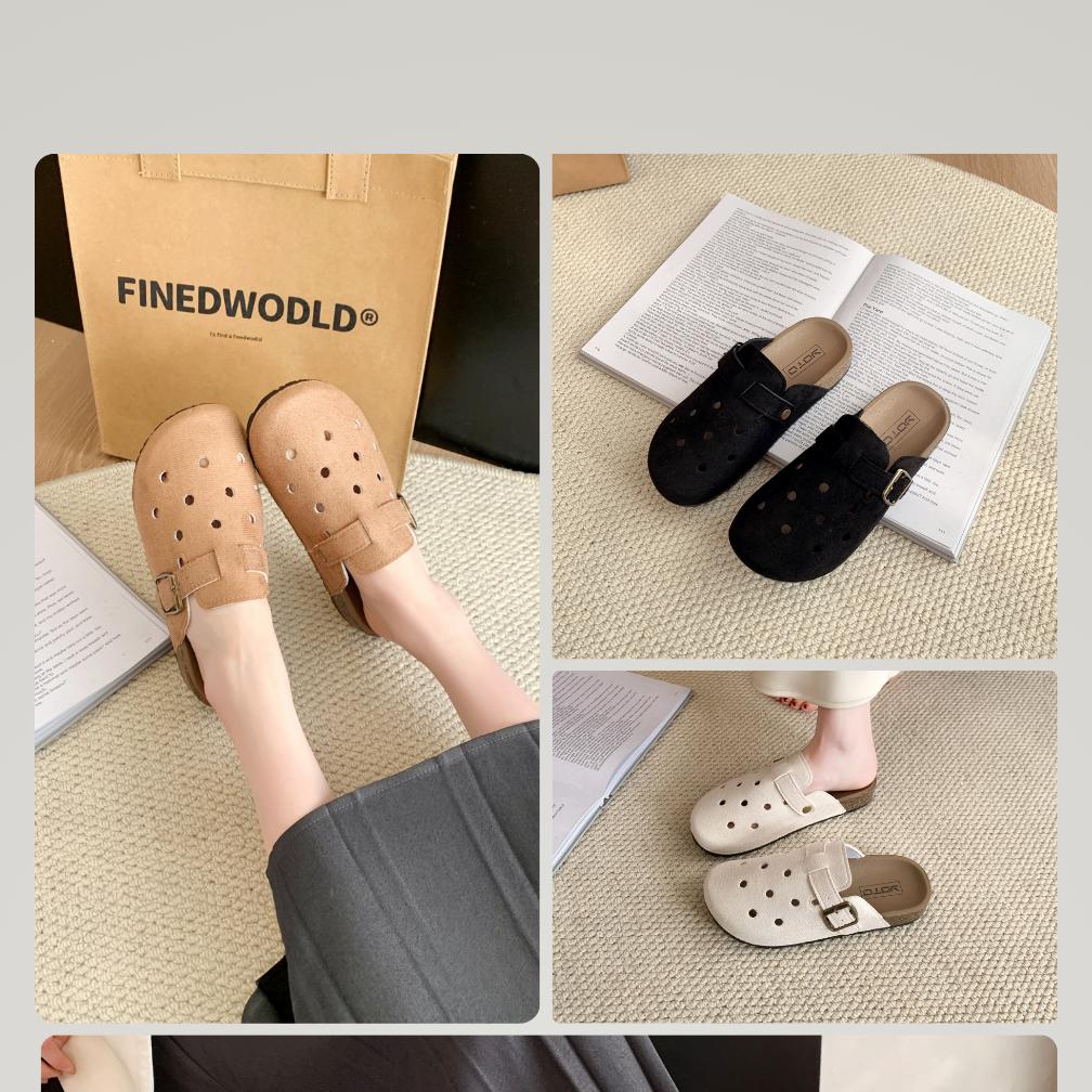 YOTO Shoes Clogs Sandals For Women Comfort Casual Perforated Breathable ...