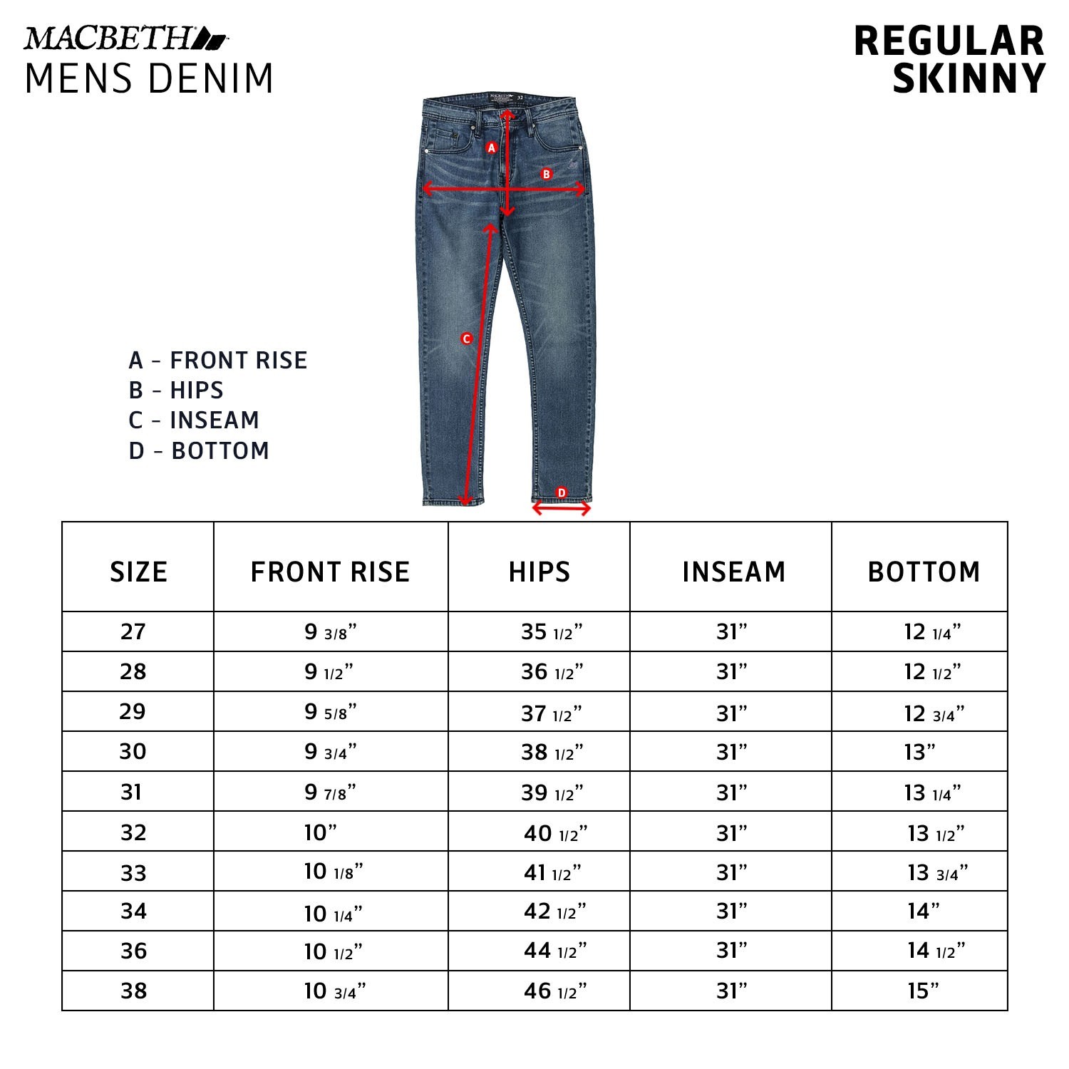 Macbeth Men's Markdown Denim Pants " LOW RISE SKINNY " | Shopee Philippines