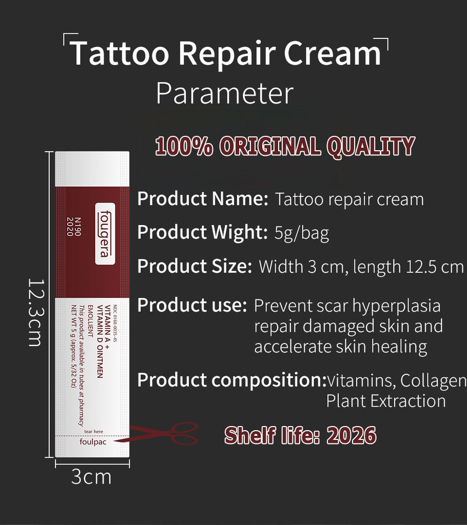 10/30/50/100pcs Fougera Vitamin Ointment Tattoo Care Products Vitamin A ...