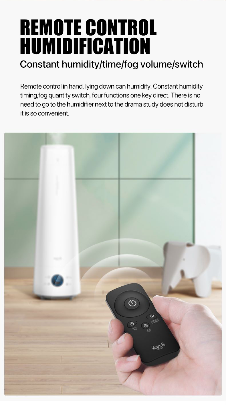 Deerma LD220 Air Humidifier 4L Cool Low Noise Floor Humidifier LED ...