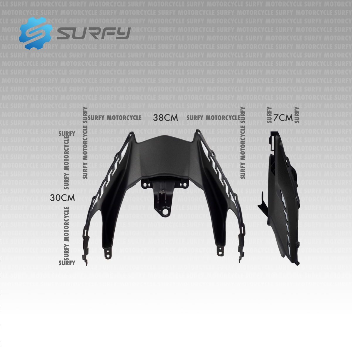 Aerox v2 Rear Signal Light Garnish Cover RGB LED Running Light Vivid ...