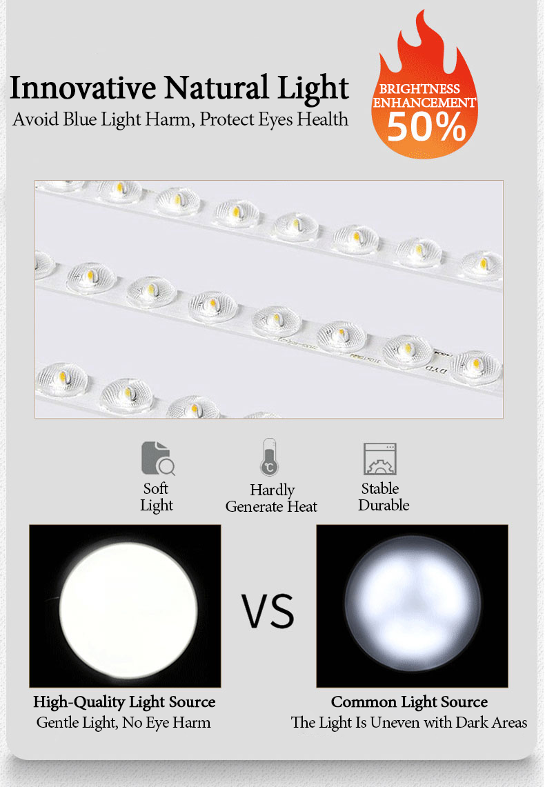 PHILIP LED Ceiling Light 3 Color Ceiling Lamp Chandelier for Living ...