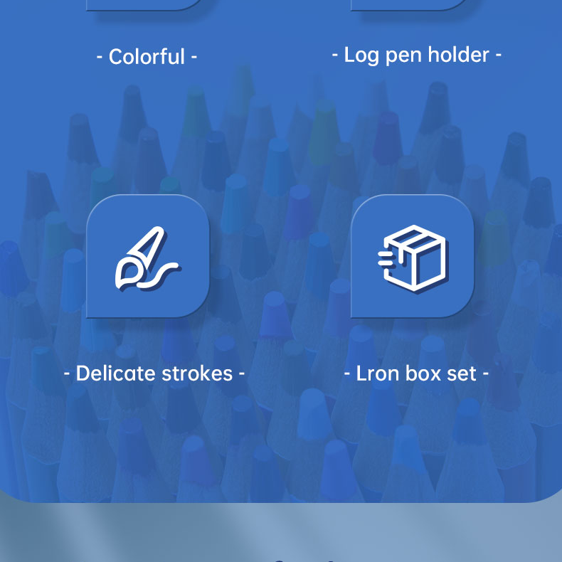 Deli Finenolo Color Pencil Set 24/36/48 Colored Artist Drawing ...