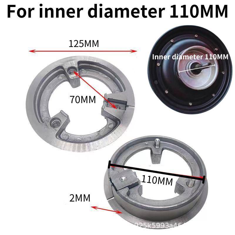 Drum brakes converted to disc brakes E-BIKE modified 110 inner diameter ...