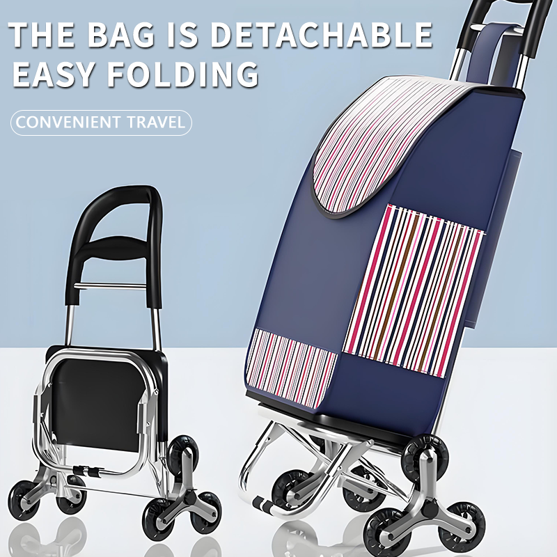 Shopping cart with bag portable folding multi-purpose shopping products ...